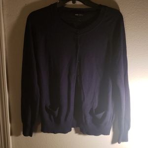 Mango | Sweaters | Mng Blue Basic Cardigan | Poshmark